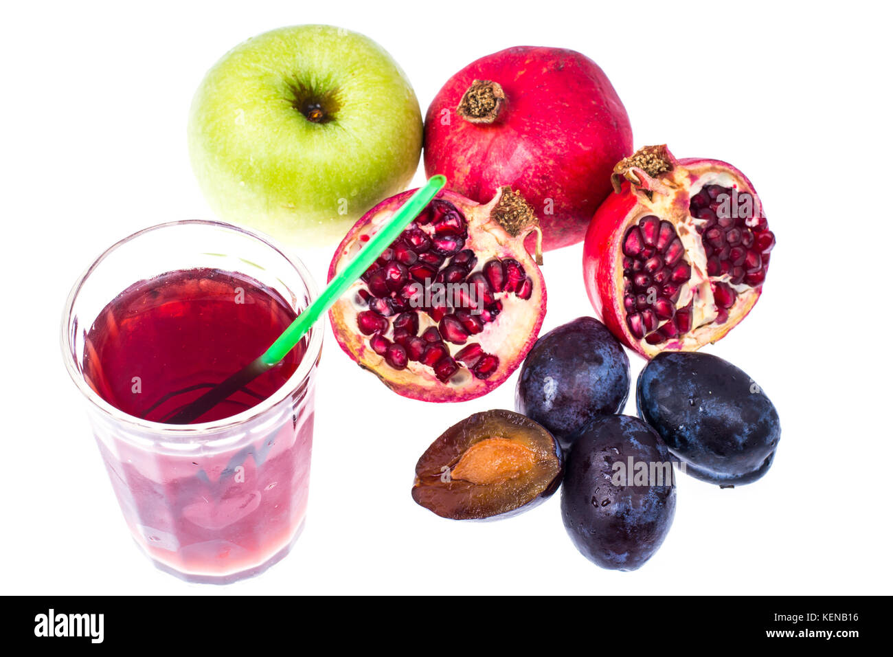 Different fruits juice isolated Cut Out Stock Images & Pictures - Alamy