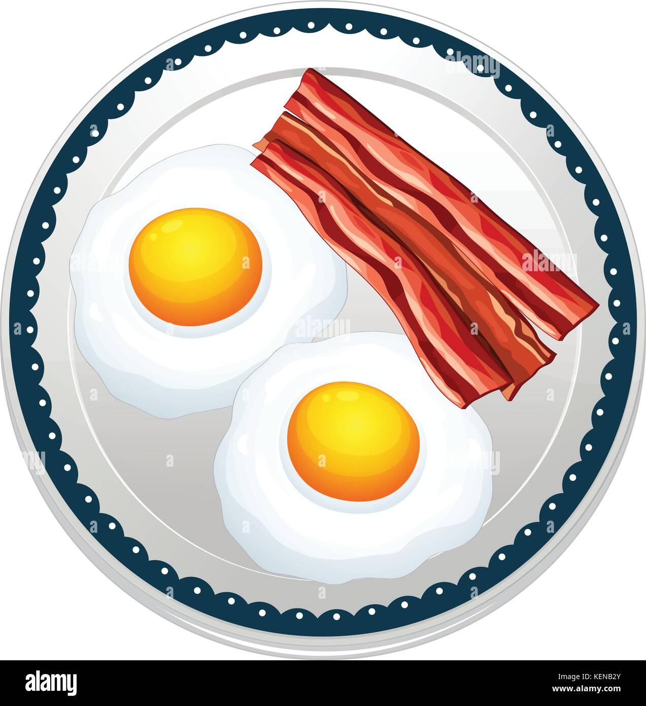 Deep fried egg Stock Vector Images - Alamy