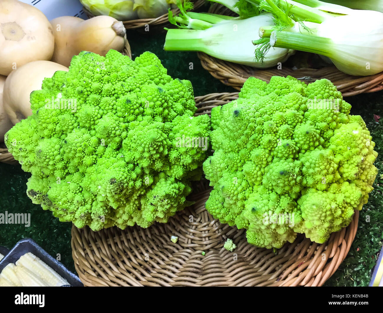 Healthy Eating: Fresh Brocoli Veronica Stock Photo - Alamy