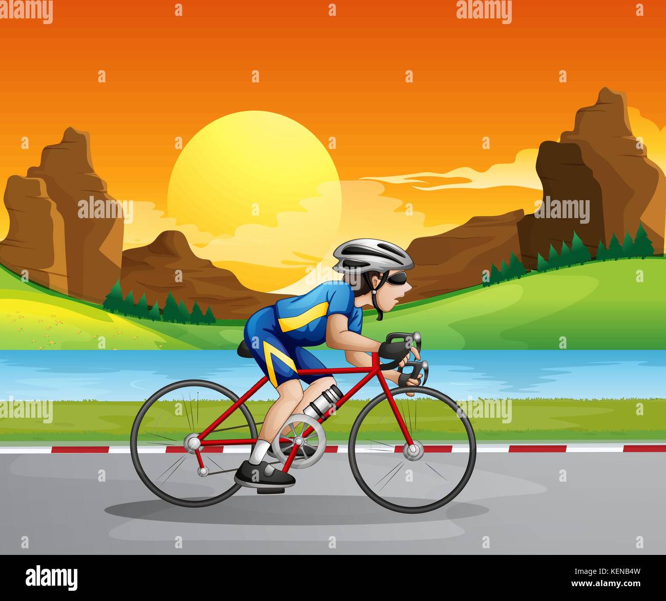 Safety biking Stock Vector Images - Alamy