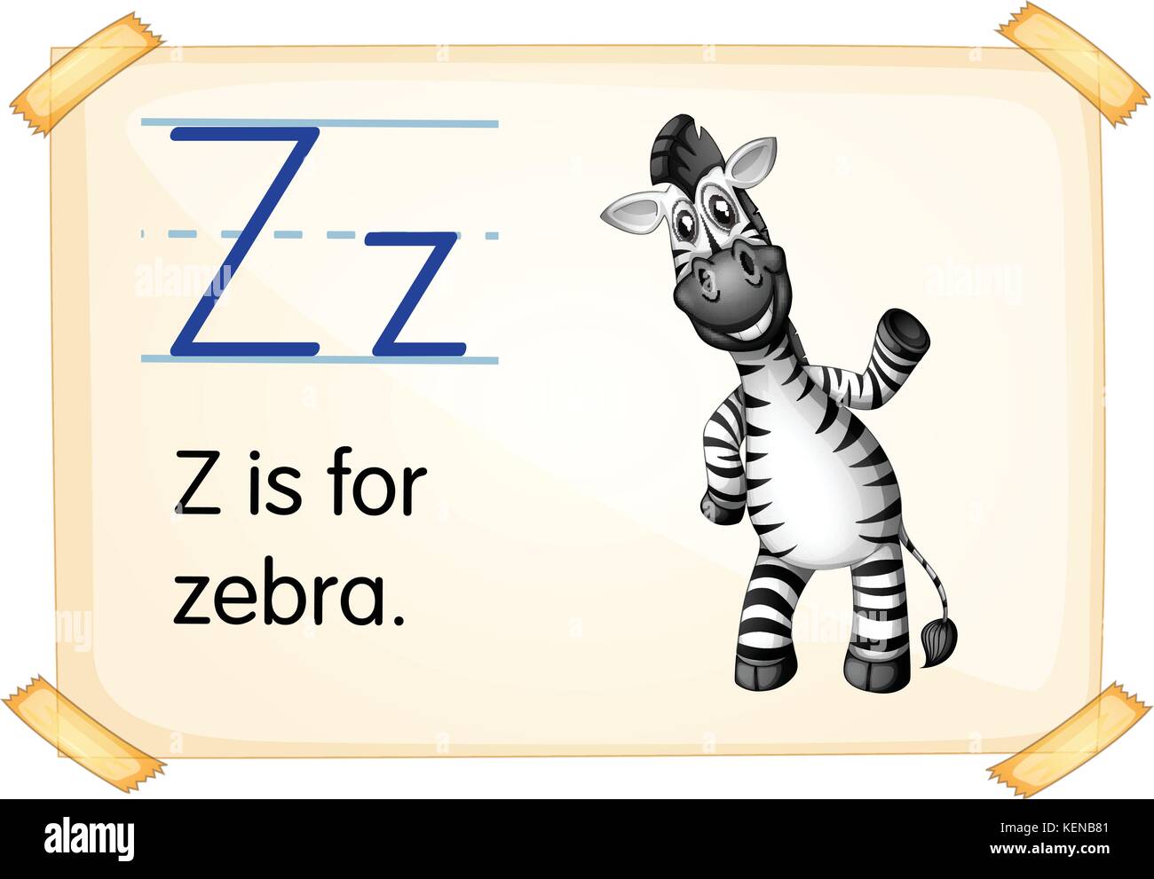 Flashcard letter z hi-res stock photography and images - Alamy