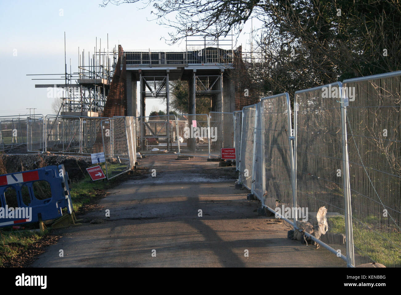Construction of new Beverley bypass relief road A164 with concrete ...