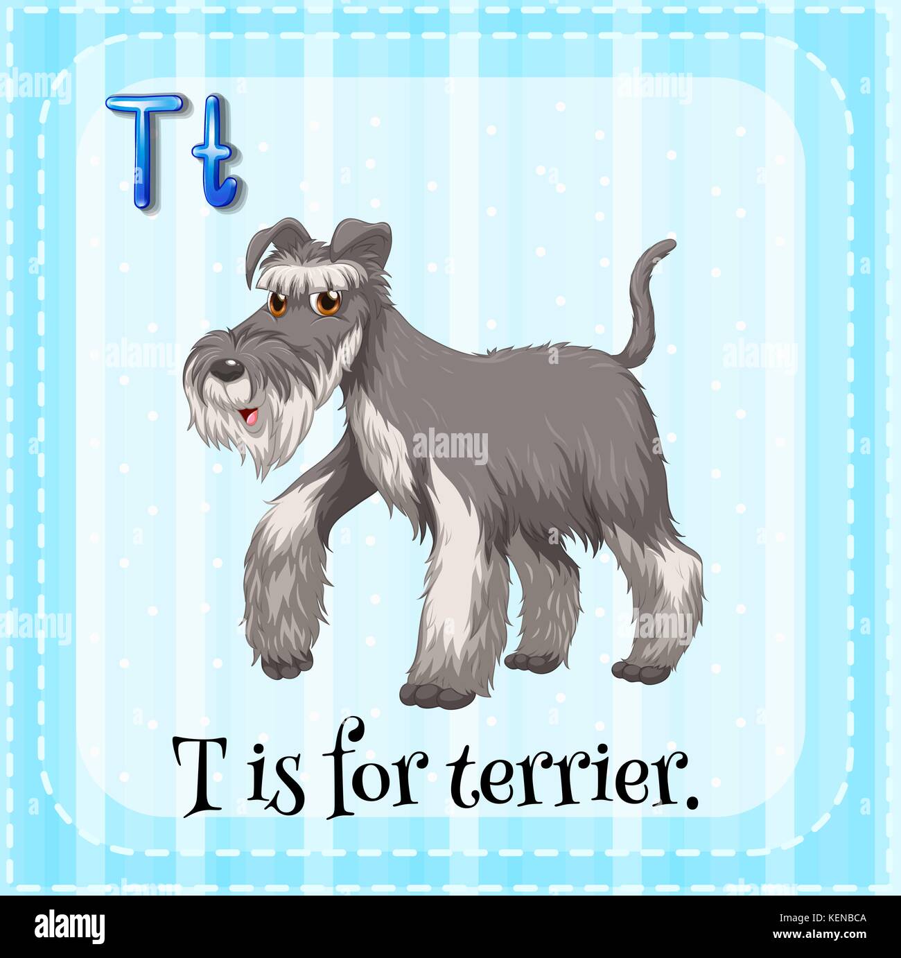 Flashcard letter dog illustration hi-res stock photography and images ...