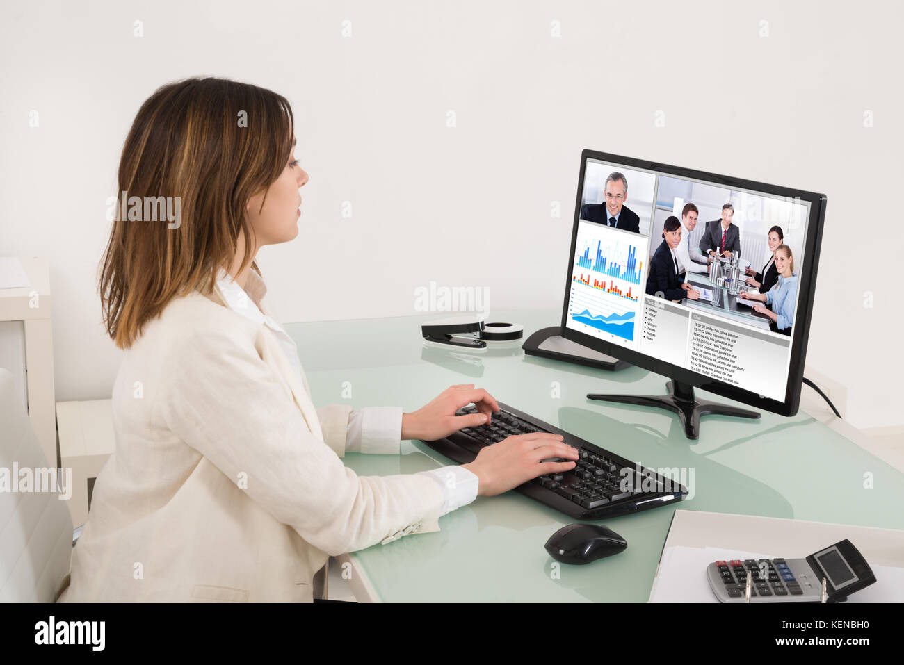 Video Conferencing High Resolution Stock Photography and Images - Alamy