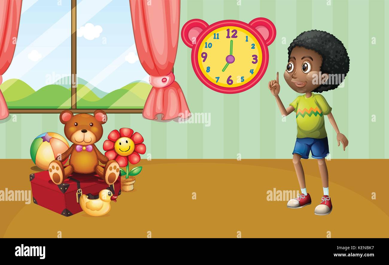 Little Boy Standing Up