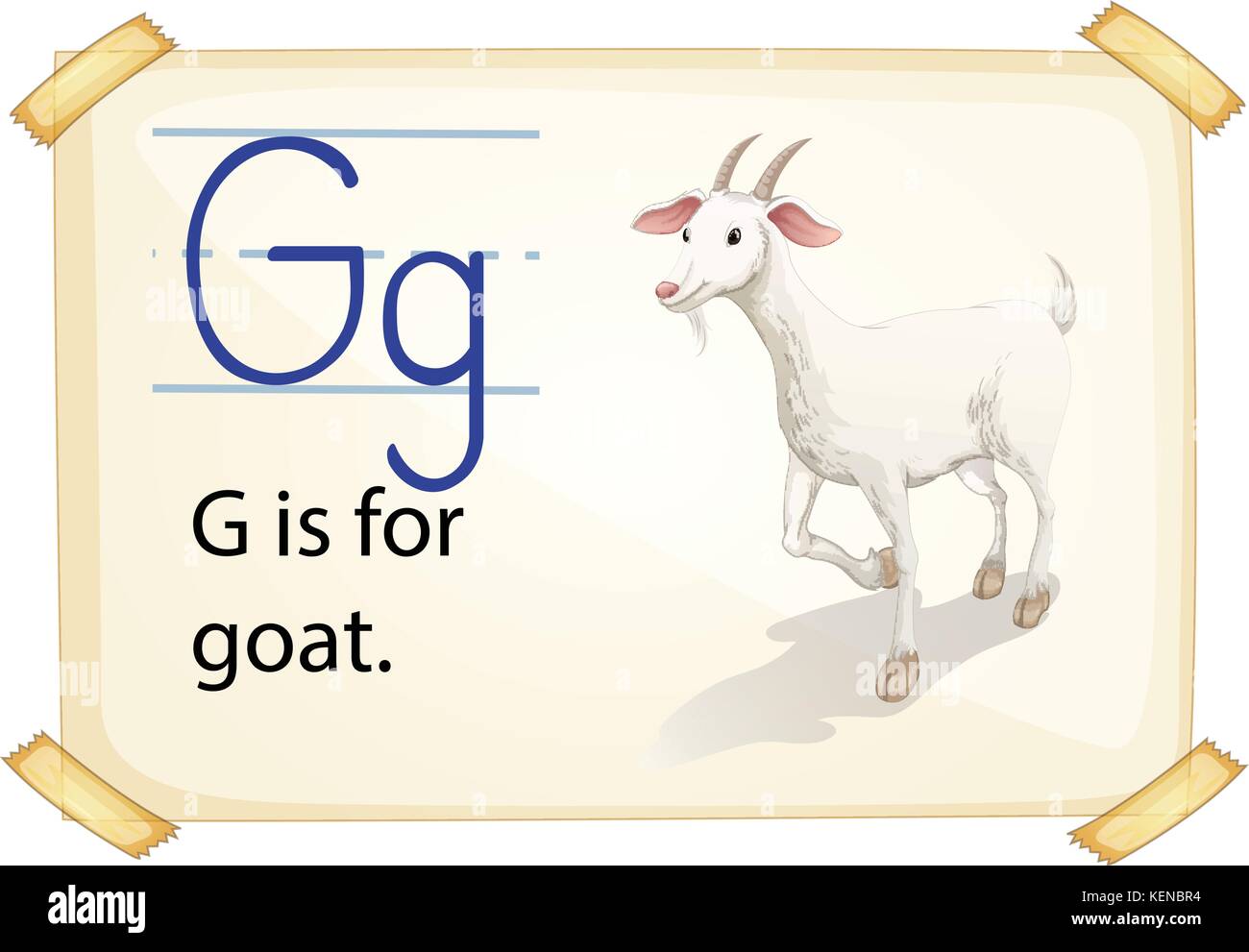 Goat Outline Clipart Letters