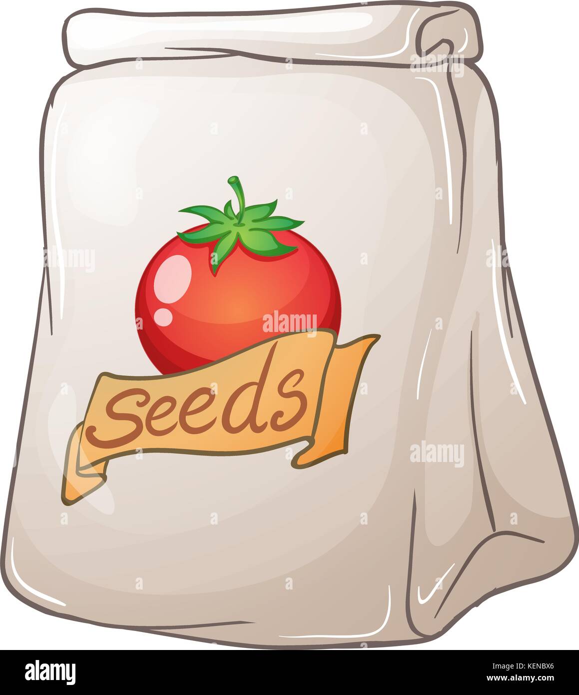 Tomato seeds packet Stock Vector Images - Alamy