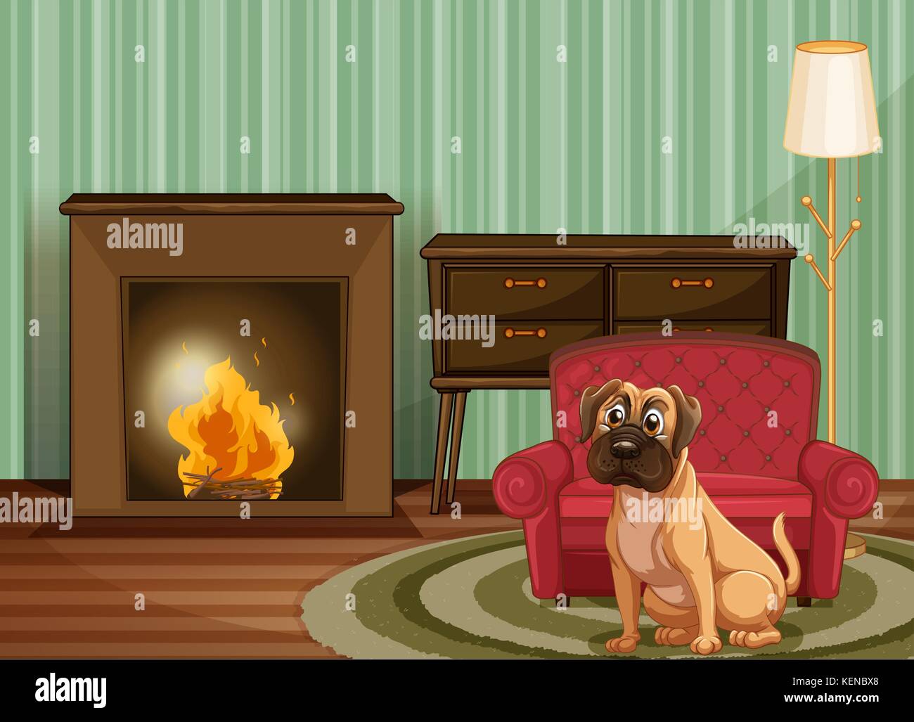 Inside fire Stock Vector Images - Alamy