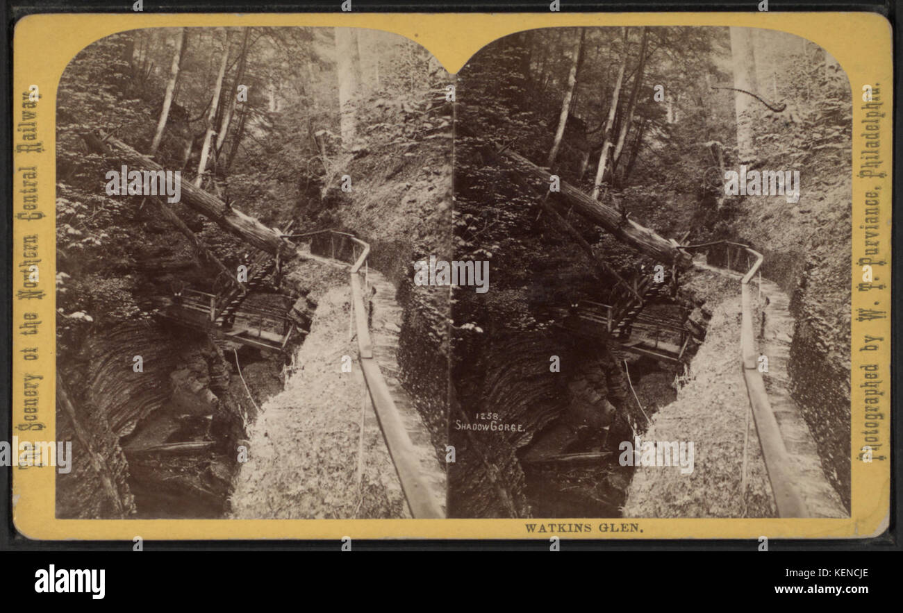 Shadow gorge, by Purviance, W. T. (William T.) 2 Stock Photo - Alamy
