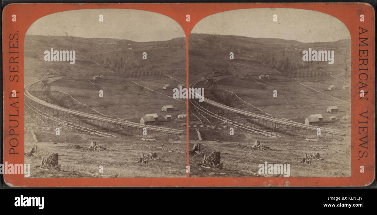 Railroad Bridge at Sidney Centre, 1500 ft. long ; 90 ft. high, from ...