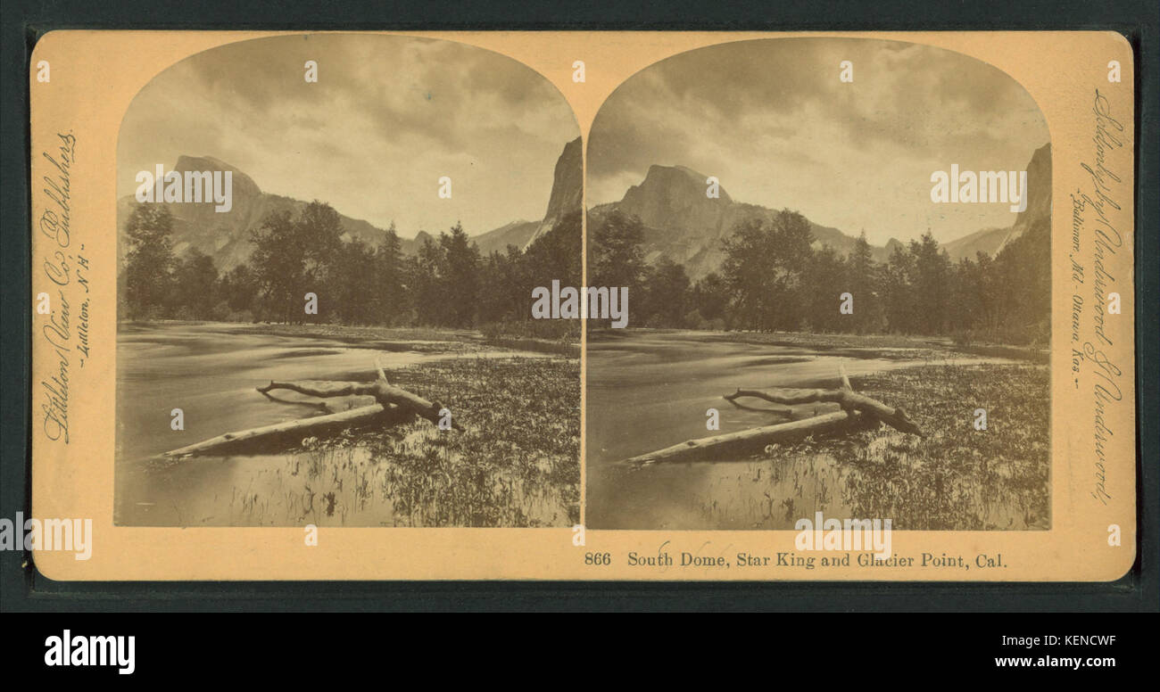 South Dome, Star King and Glacier Point, Cal, by Littleton View Co ...