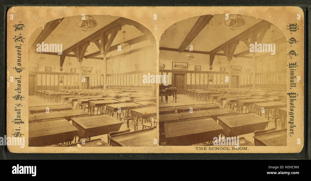 1800s classroom hi-res stock photography and images - Alamy