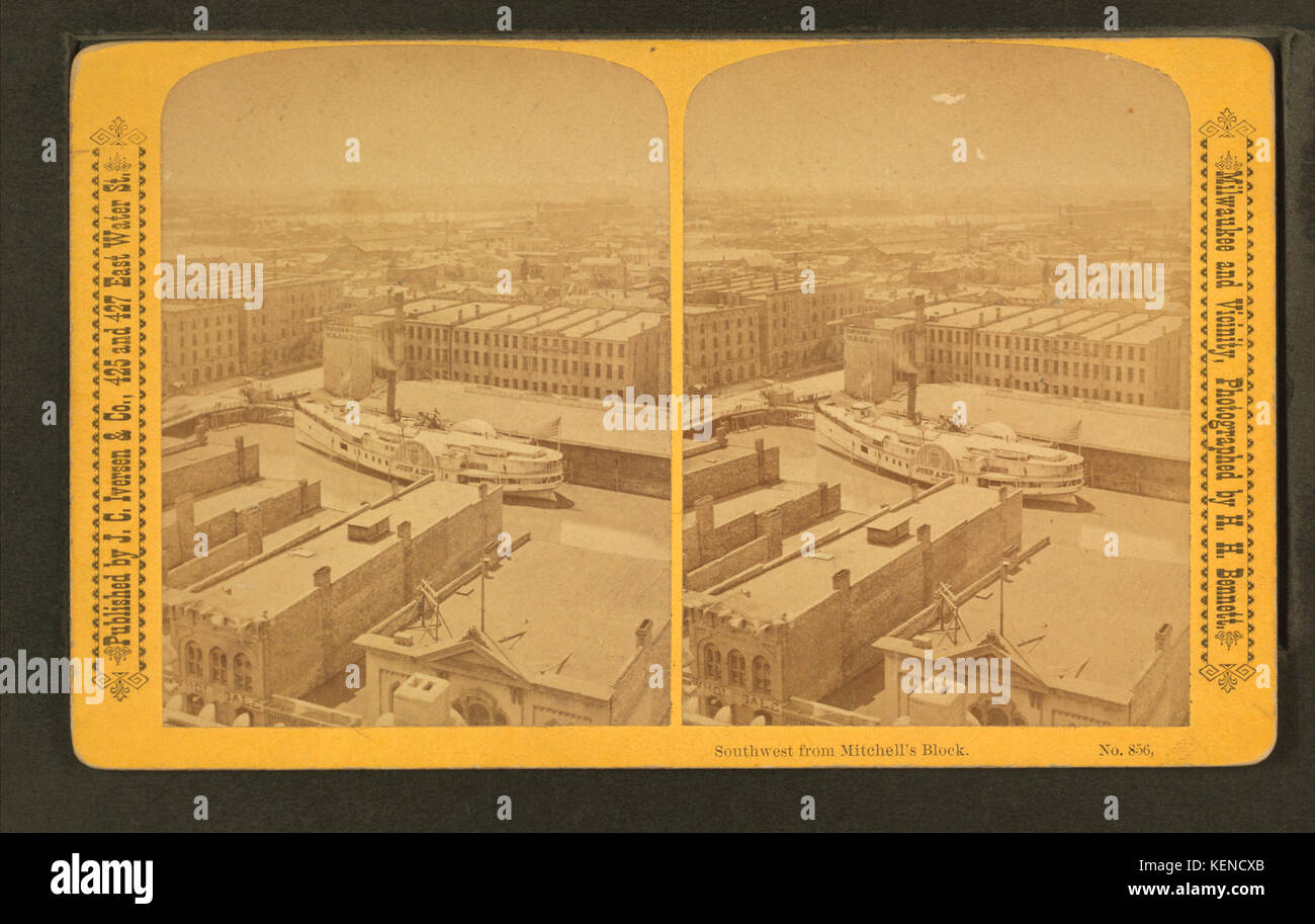 Southwest from Mitchell Block, from Robert N. Dennis collection of ...