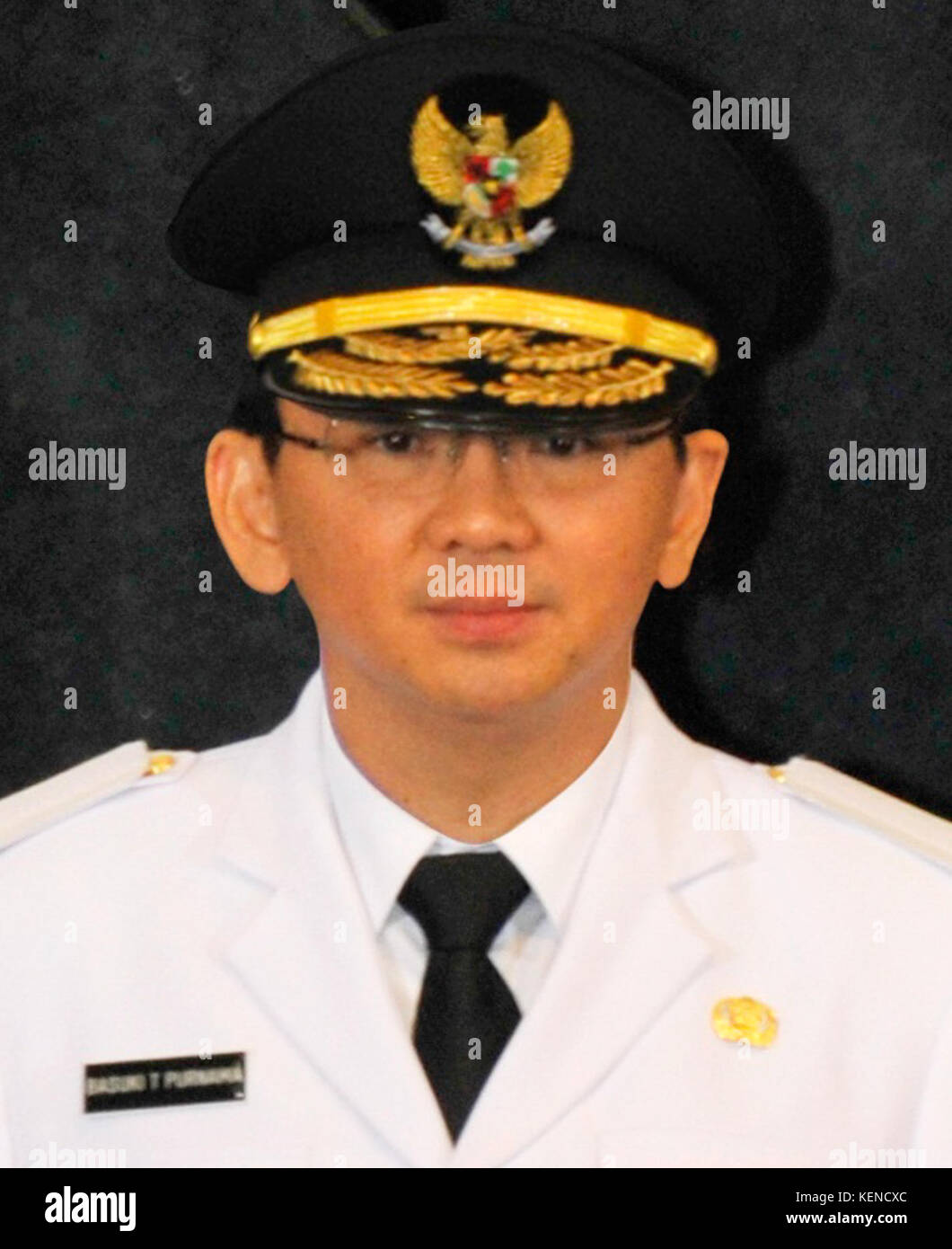 Basuki Tjahaja Purnama closeup Stock Photo - Alamy