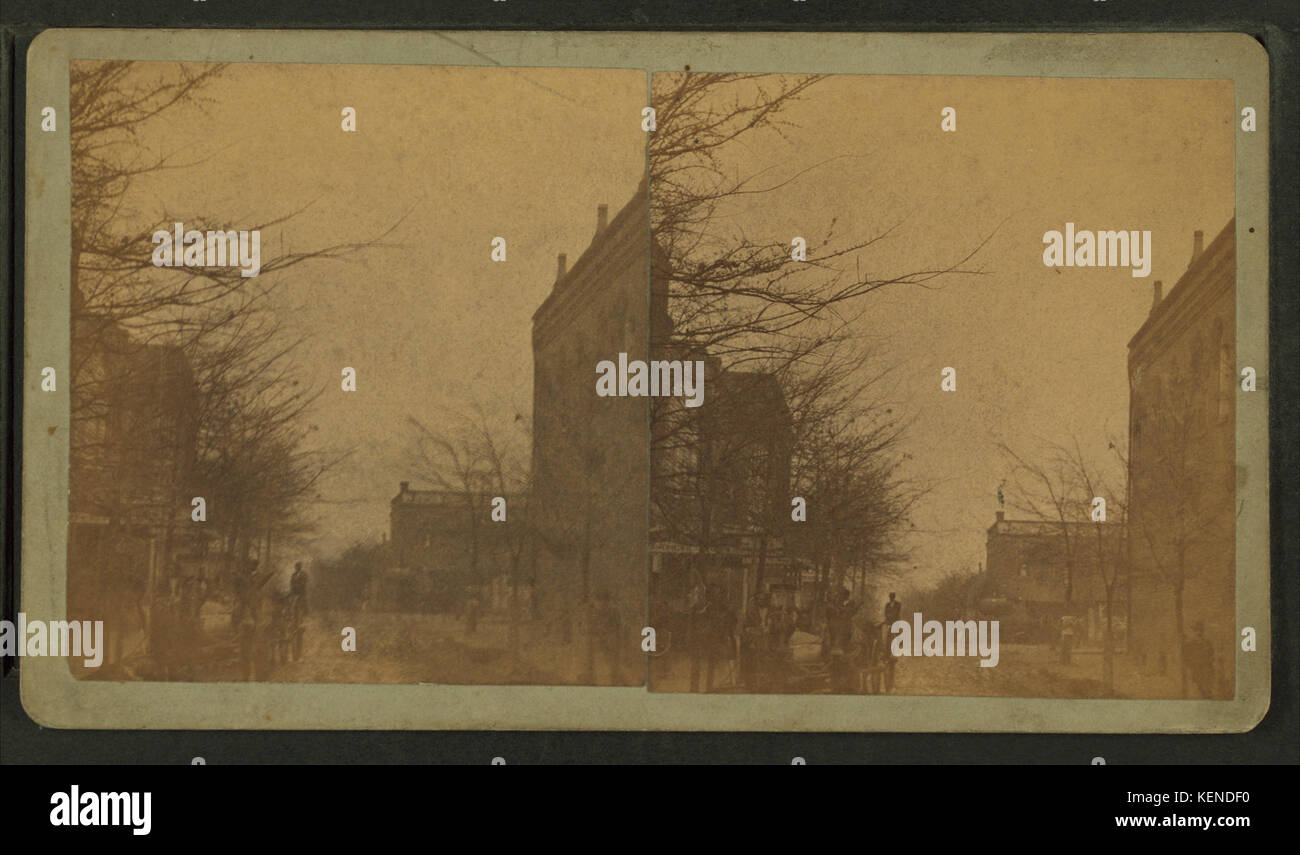 This stereoscopic image captures a street view of Washington, Georgia ...