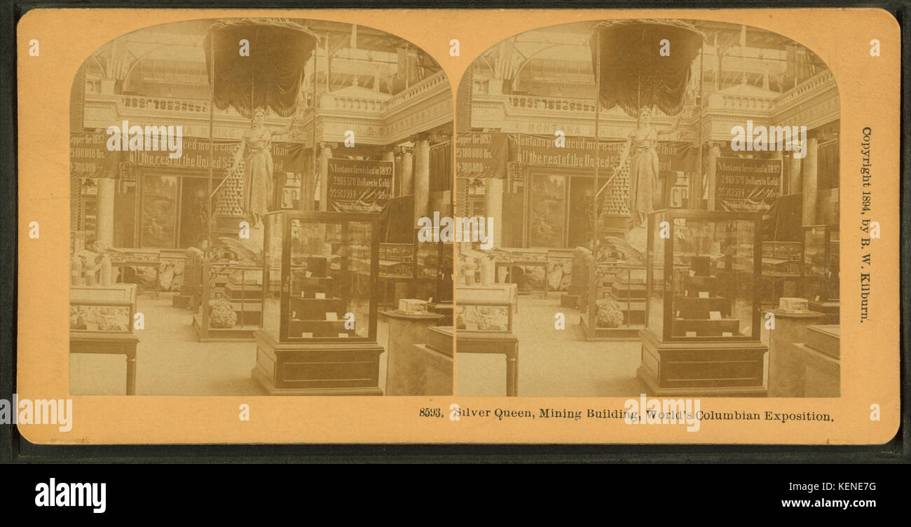 This image by B. W. Kilburn captures the Silver Queen Mining Building ...