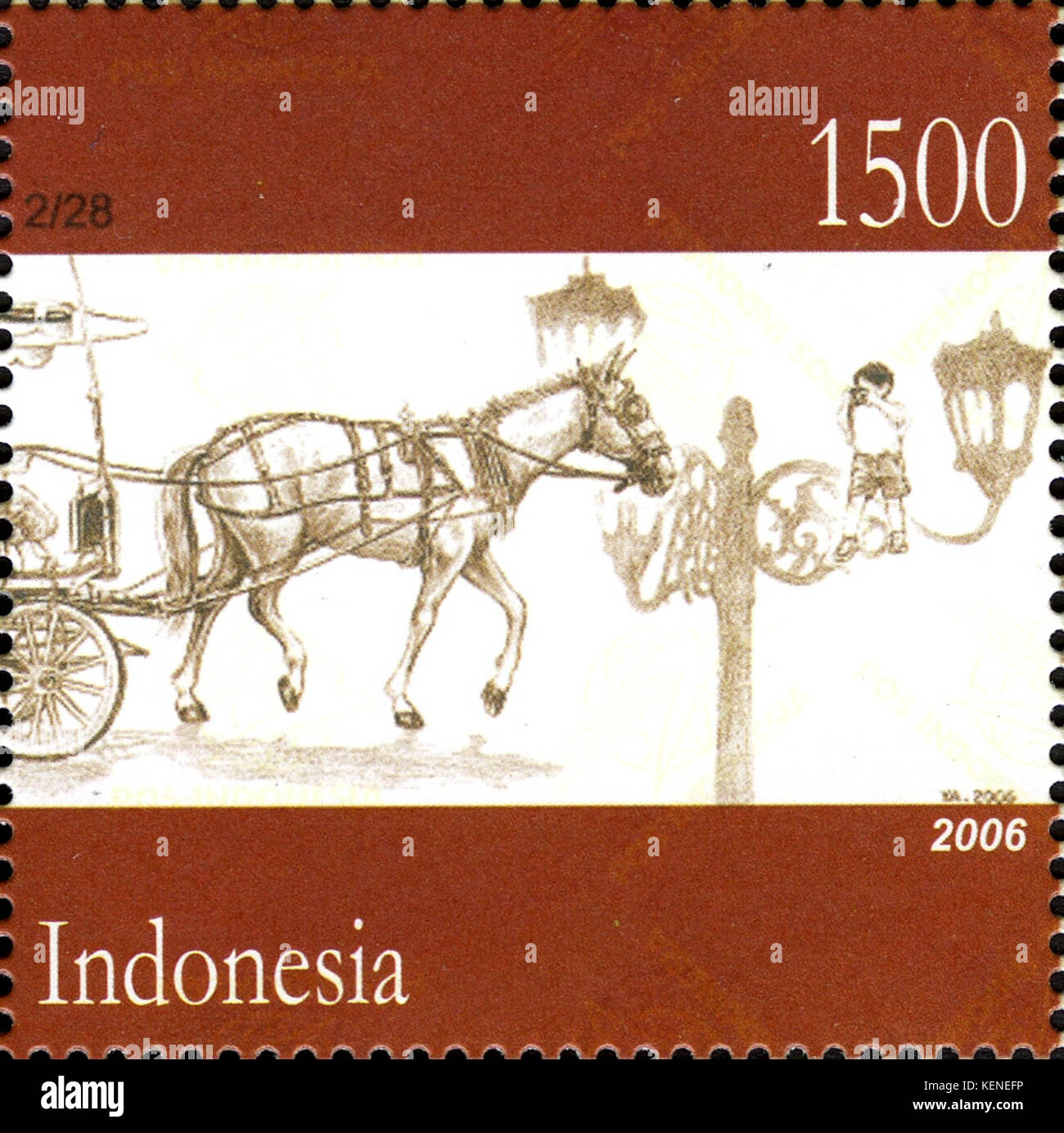 Stamps of Indonesia, 011 06 Stock Photo - Alamy