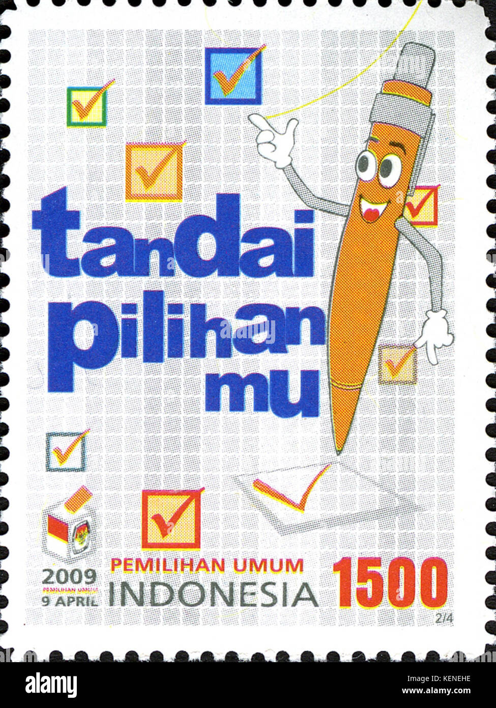 Stamps of Indonesia, 011 09 Stock Photo - Alamy