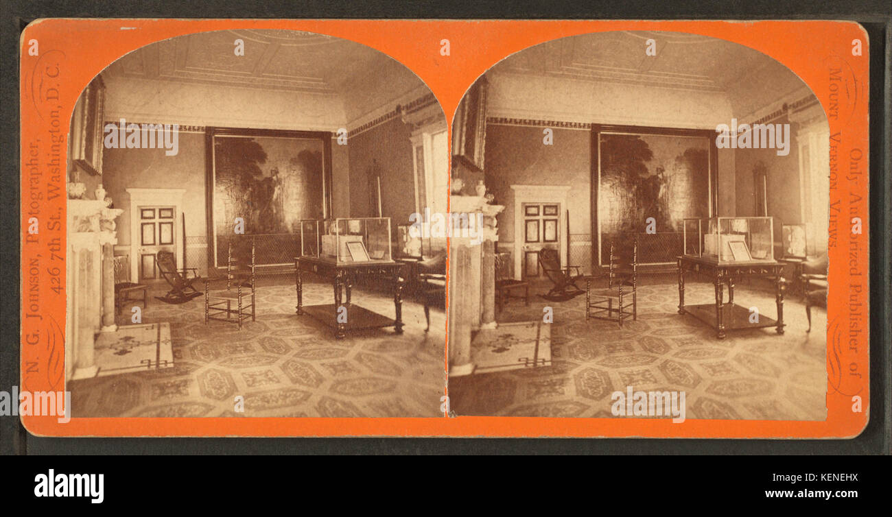 This image showcases the State Dining Room at Mount Vernon, the ...