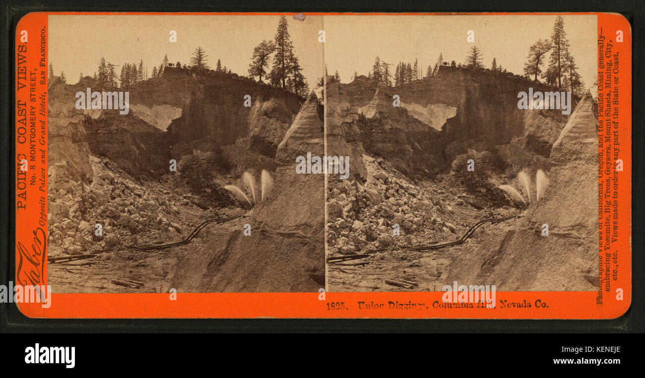 This photograph, taken by Isaiah West Taber, depicts Union Diggings in ...