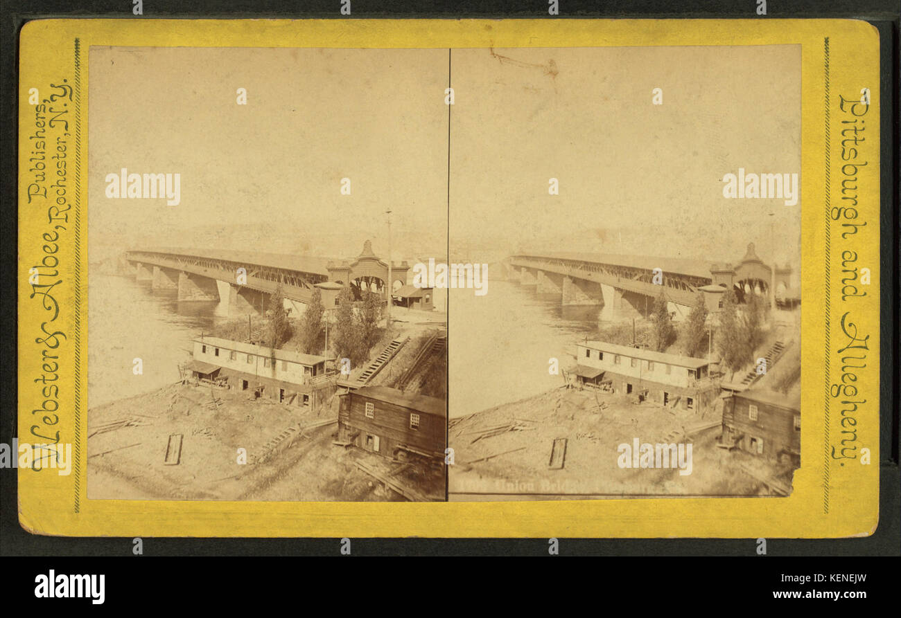 Union Bridge, Pittsburg, Pa, from Robert N. Dennis collection of ...