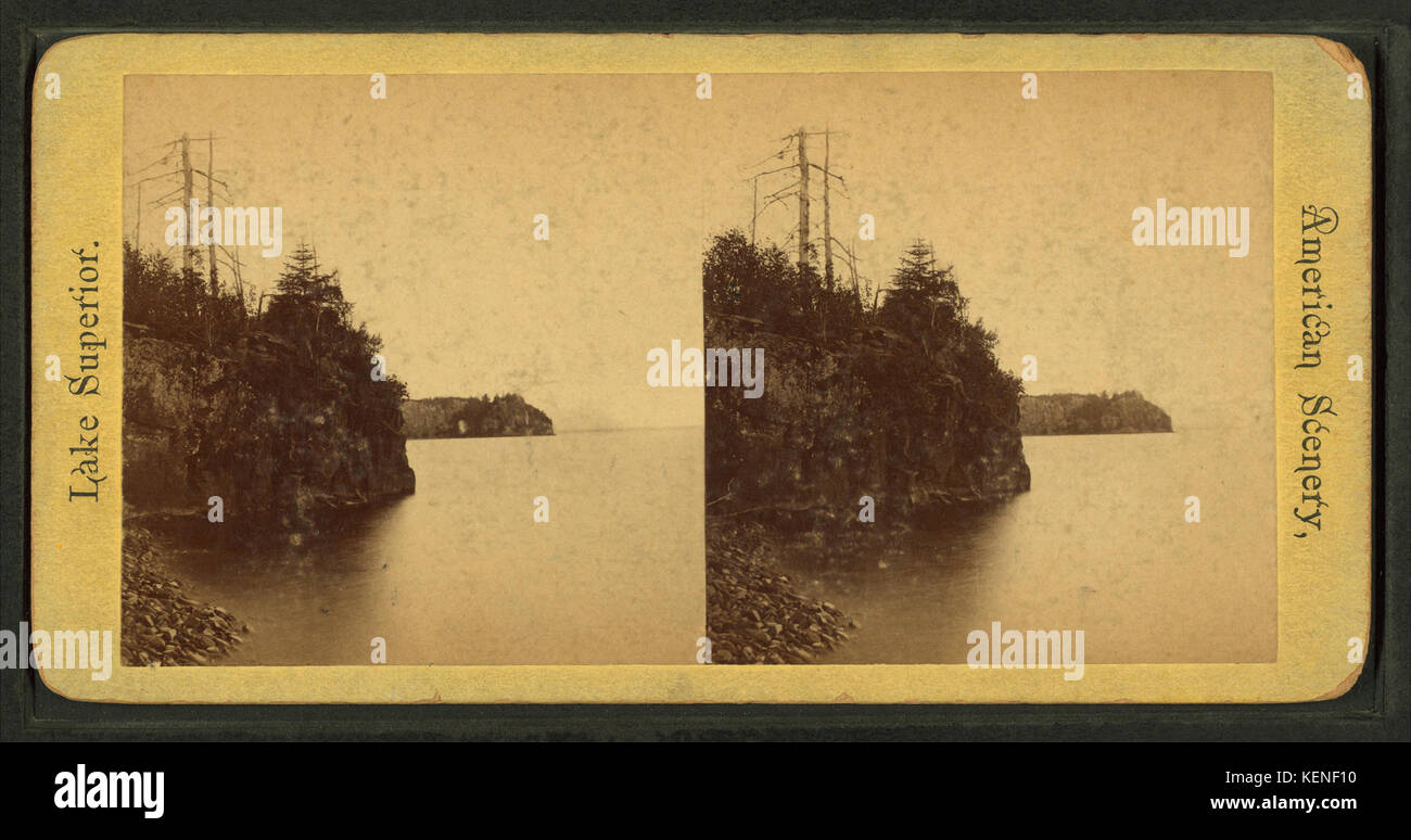 Welcome Island in Thunder Bay, from Robert N. Dennis collection of ...