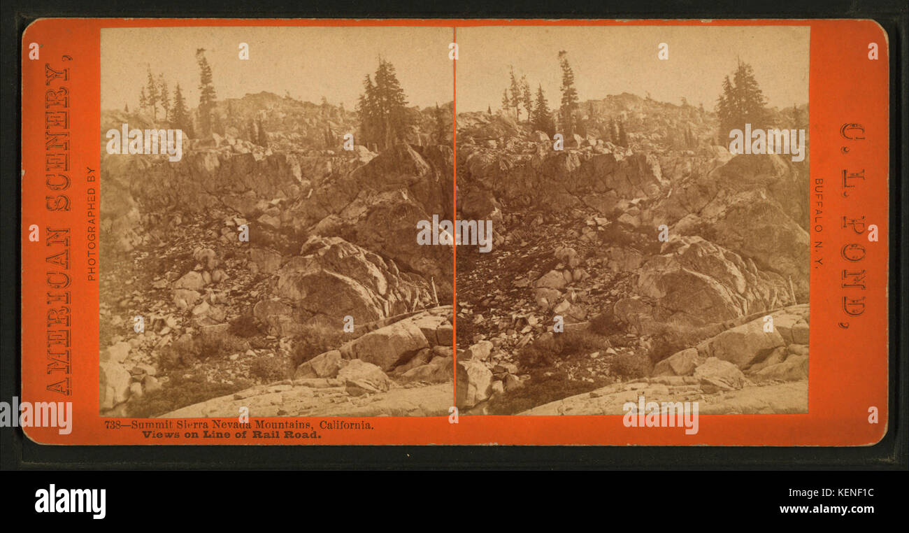 Summit Sierra Nevada Mountains, California, by Pond, C. L. (Charles L ...