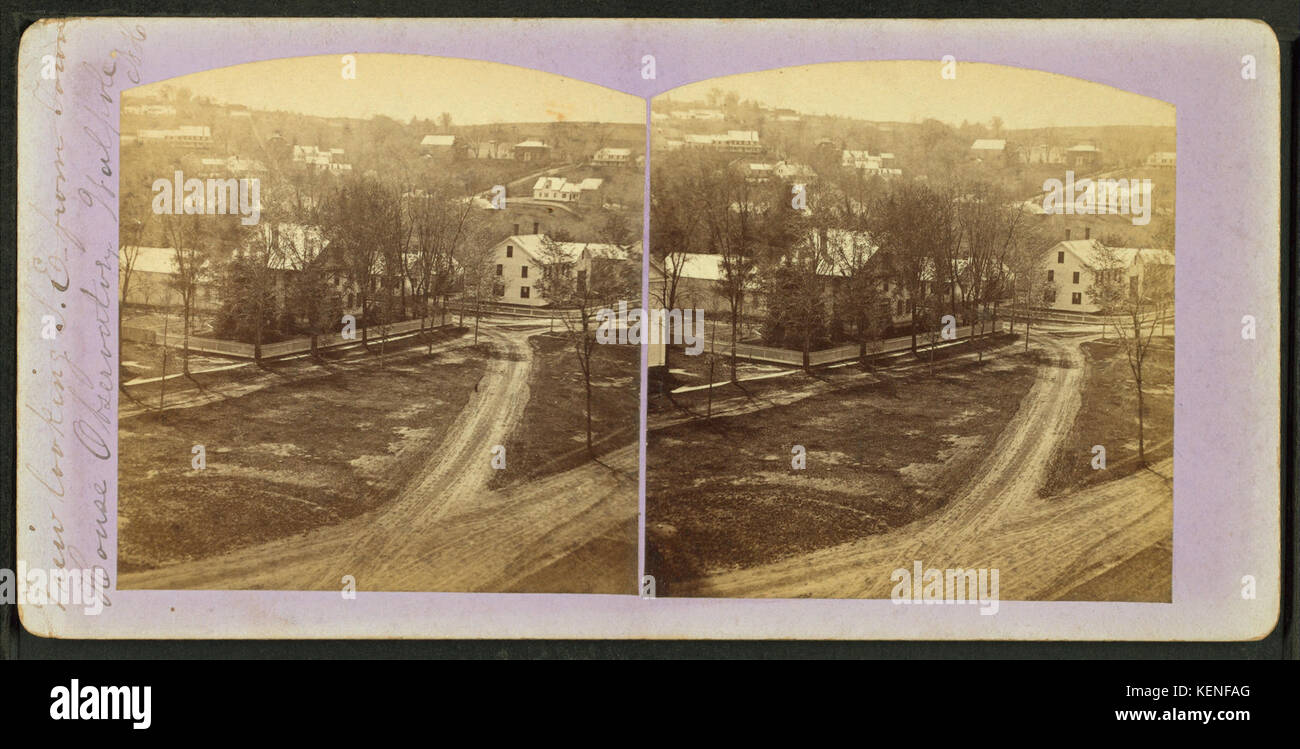View looking S.E. from Tower. House Observatory, Walpole, N.H, from ...