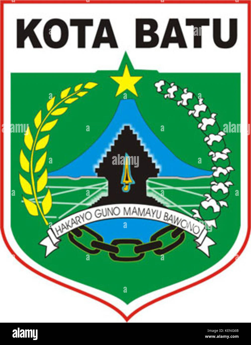 Lambang Kota Batu Stock Photo - Alamy