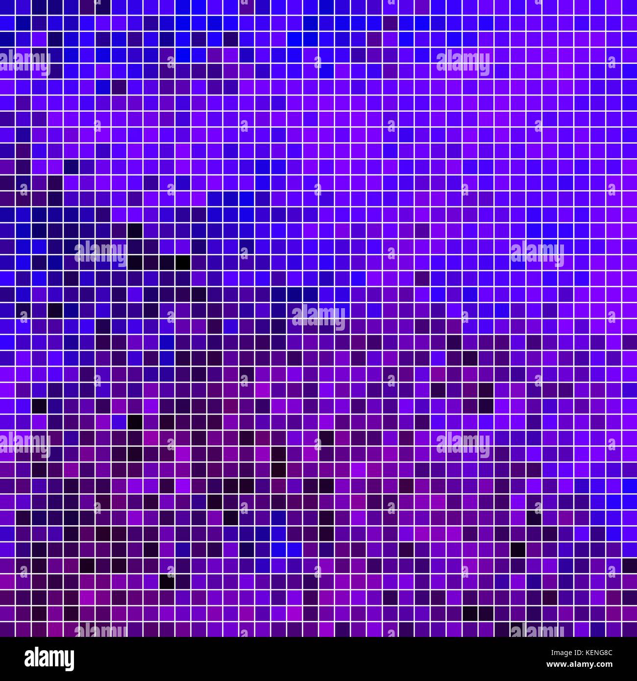 abstract vector square pixel mosaic background - purple and violet ...
