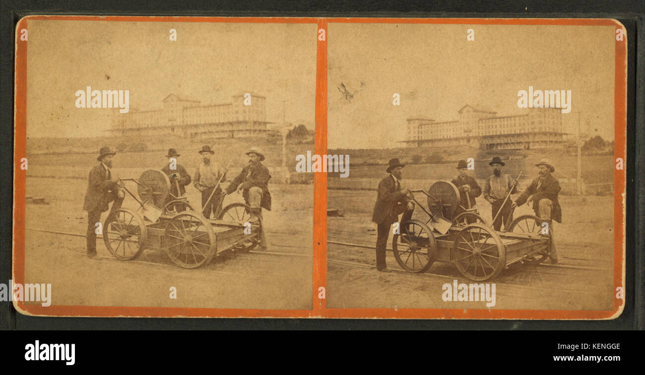 This image by James O. Durgan depicts four men using tools and ...