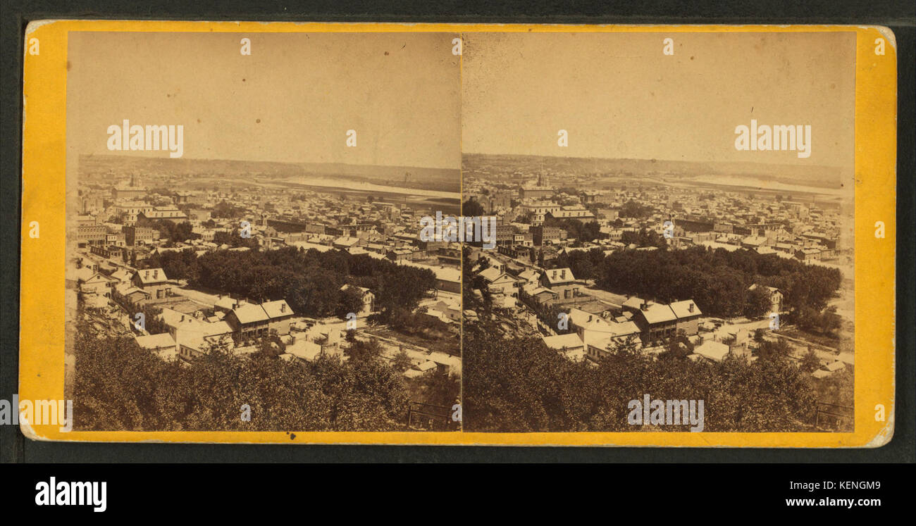 View of Dubuque city from the south west side, by Root, Samuel, 1819 ...