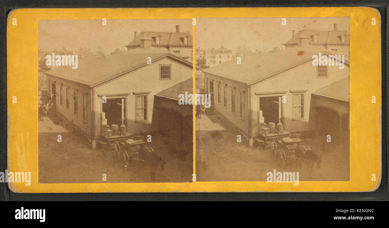 View of A.& W. Sprague's Store, by Manchester Bros Stock Photo - Alamy