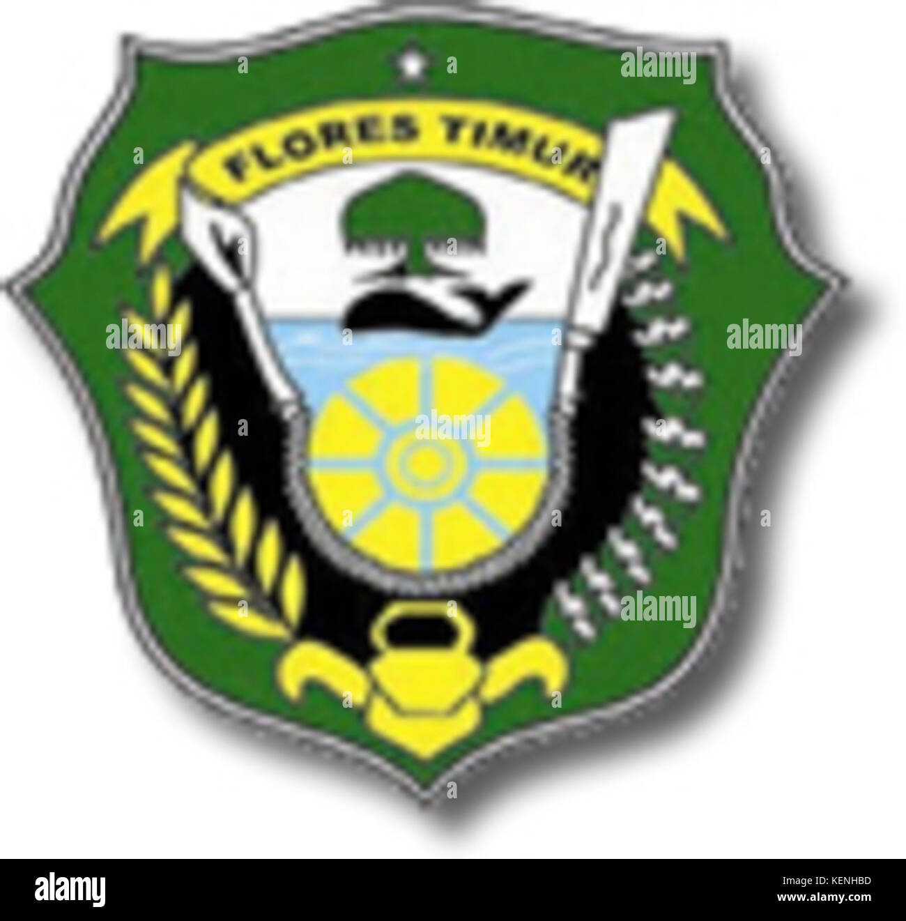 Lambang Kabupaten Flores Timur Stock Photo - Alamy