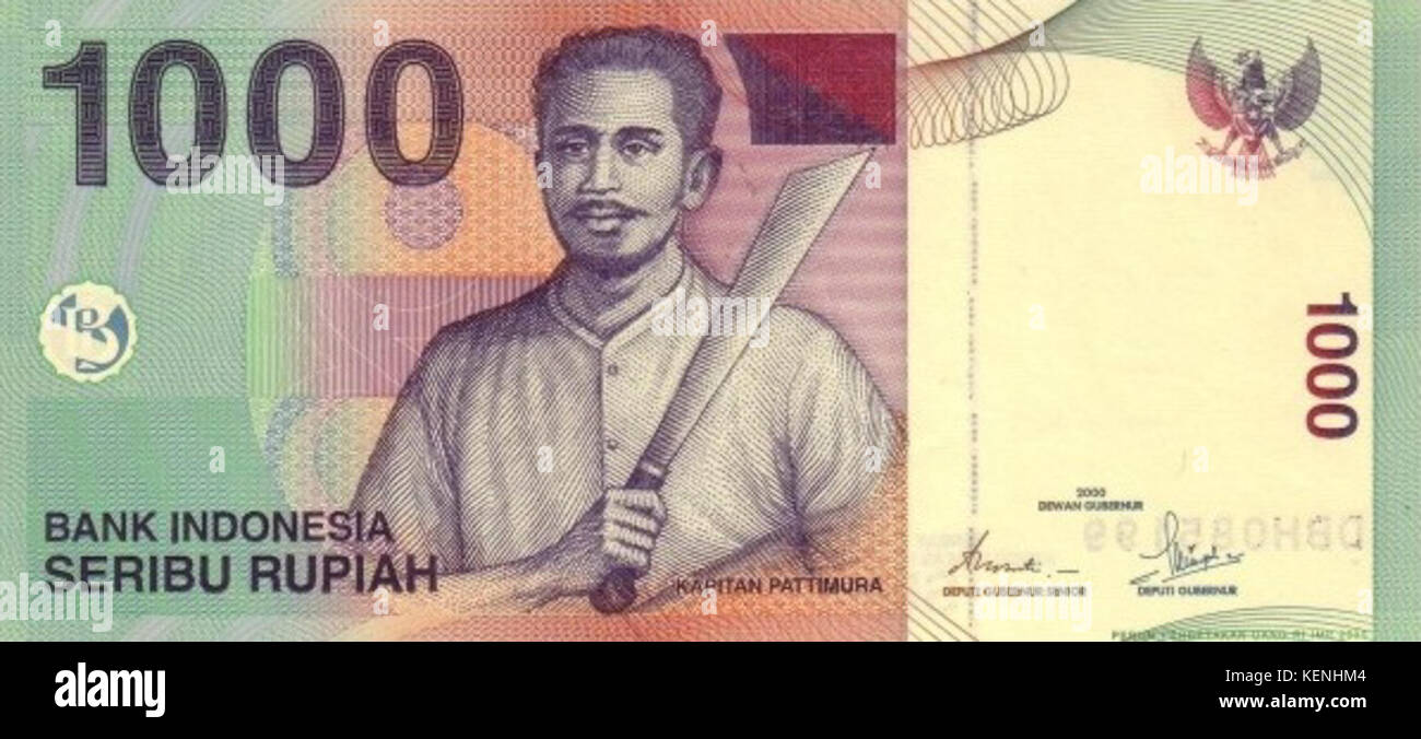 This refers to the 1000 rupiah bill issued in 2009, which is a form of ...