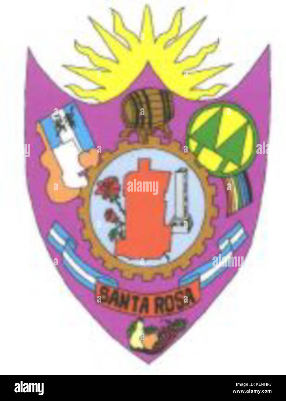 Escudo muncipal SantaRosa Stock Photo - Alamy