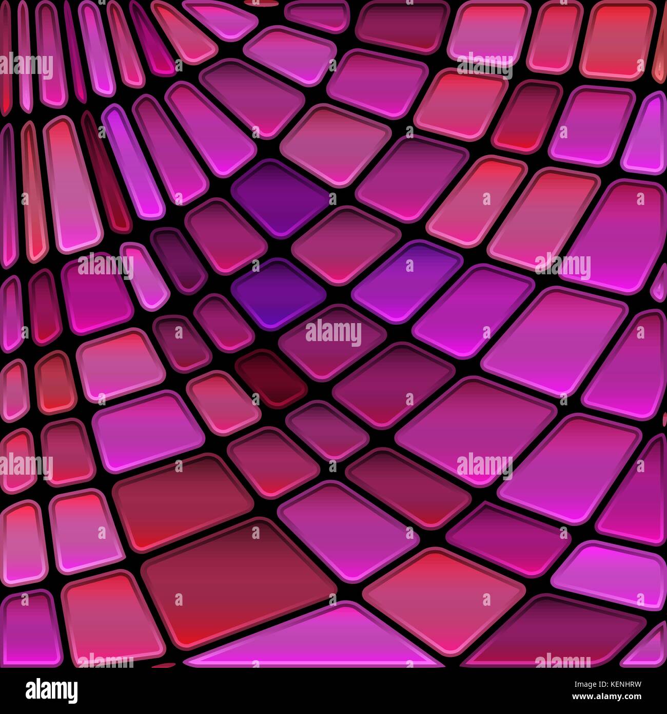 abstract vector stained-glass mosaic background - purple and violet ...