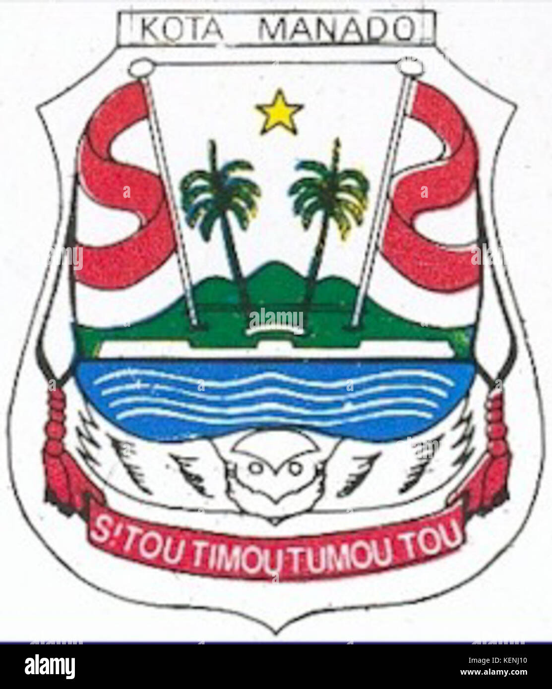 Lambang kota manado Stock Photo - Alamy