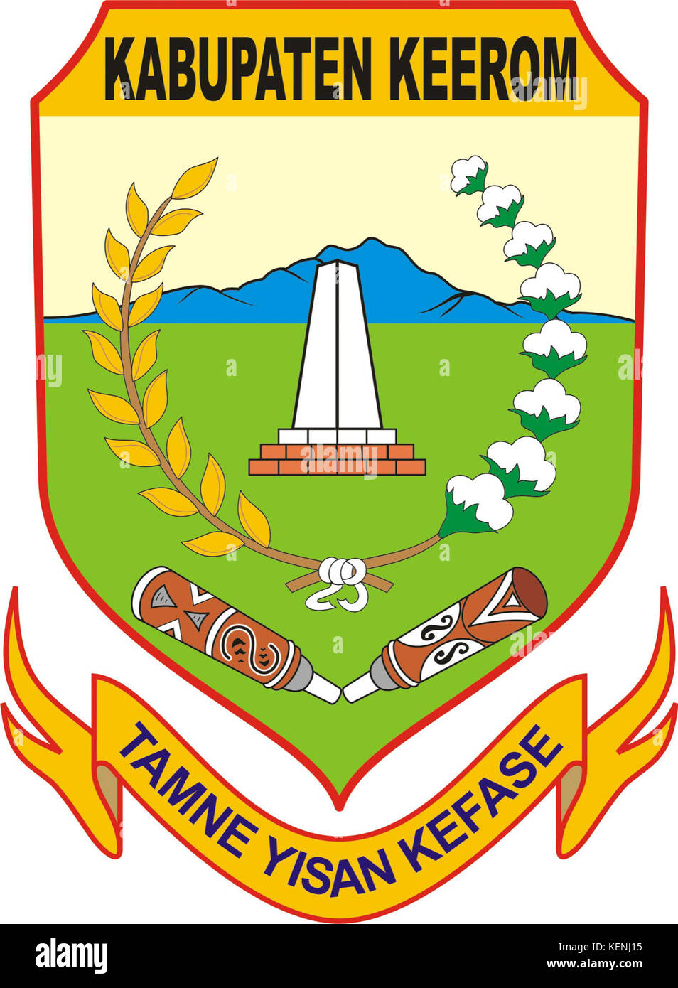 Lambang Kabupaten Keerom Stock Photo - Alamy