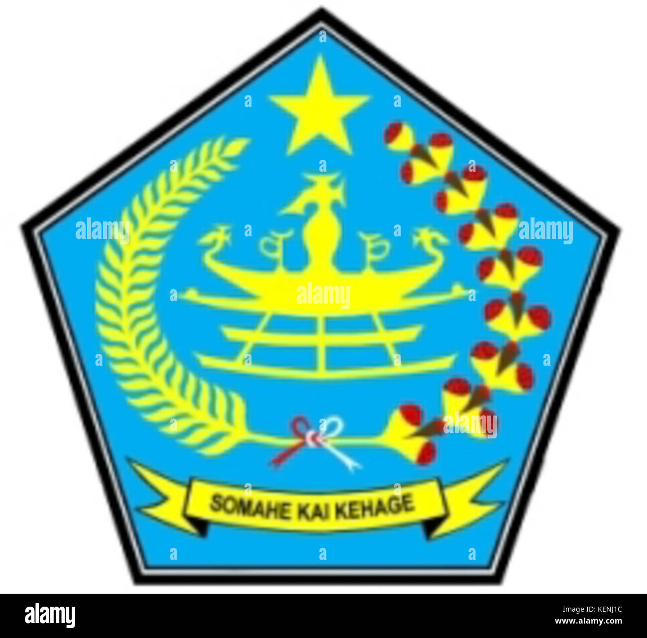 Lambang Kabupaten Kepulauan Sangihe Stock Photo - Alamy