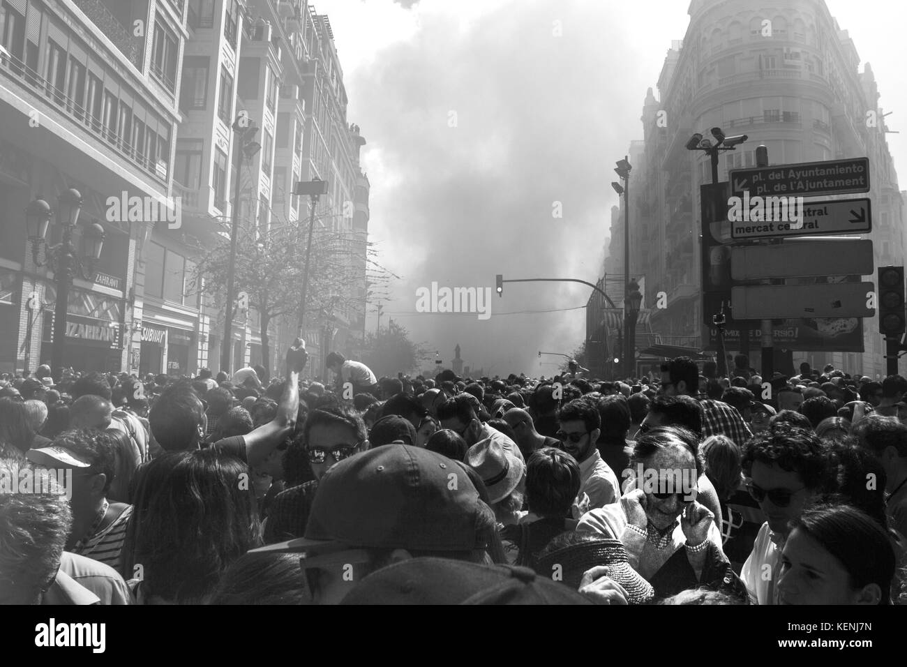 Fallas valencia black white hi-res stock photography and images - Alamy