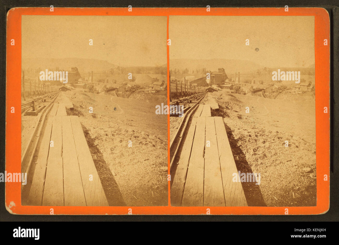 No. 10 Colliery and Plane of the Pa. Coal Co.'s Gravity Road, by Hensel ...