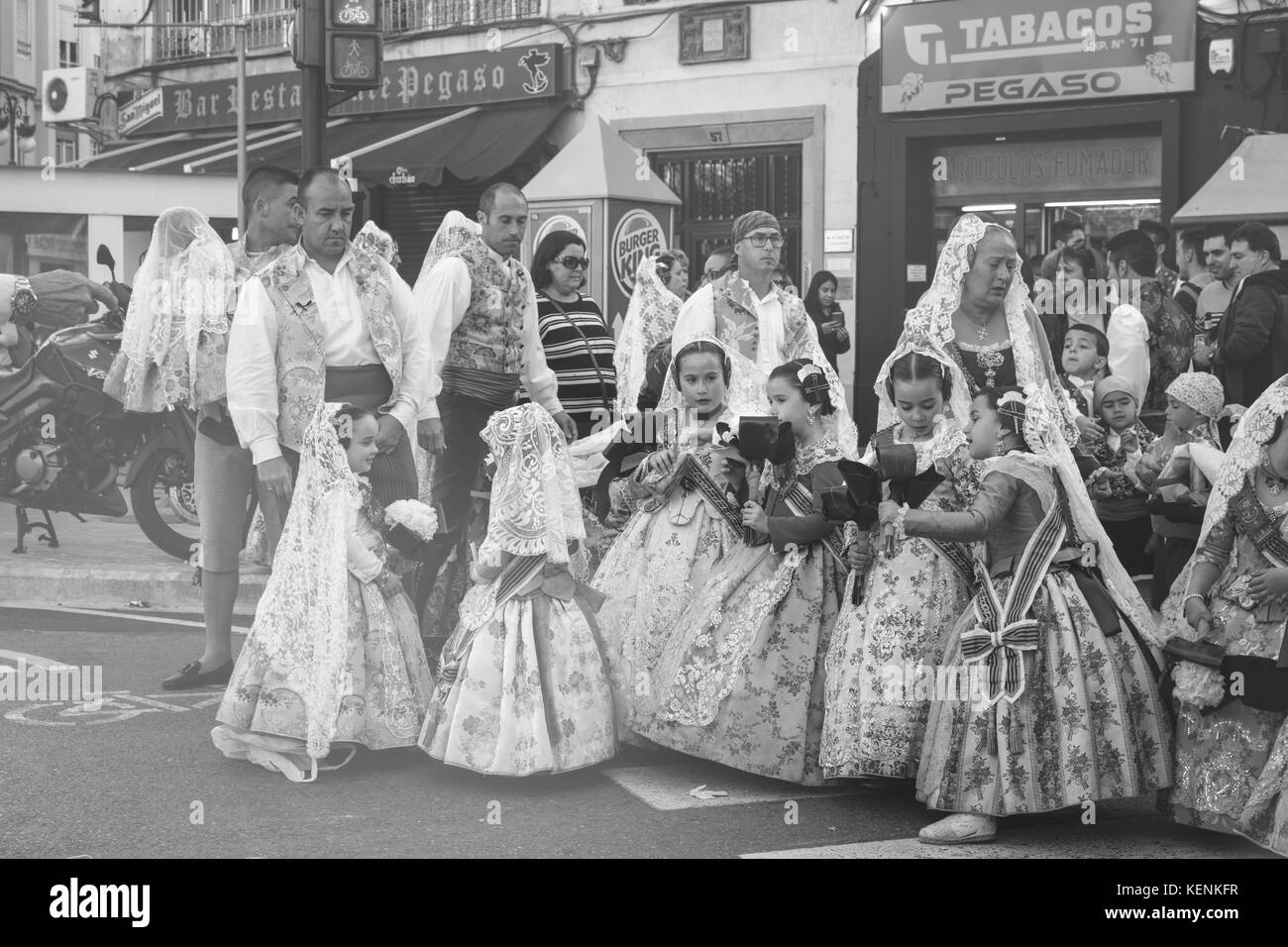 Valencia spain fallas Black and White Stock Photos & Images - Alamy