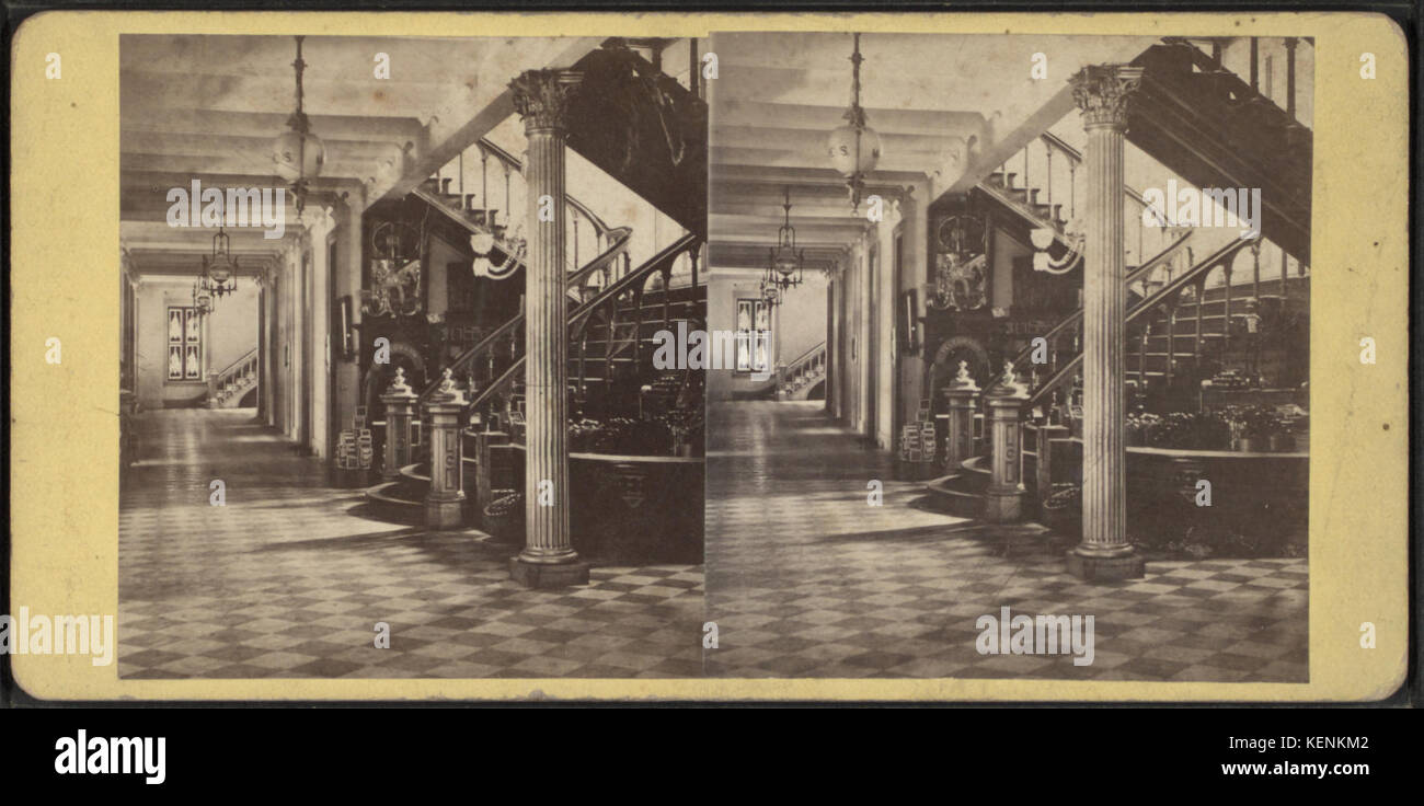 Powers' Building. Interior Grand Staircase, by Woodward, C. W. (Charles ...