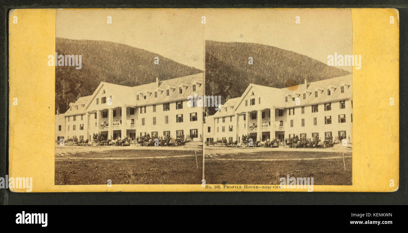 Profile House, near view, by Soule, John P., 1827 1904 3 Stock Photo ...