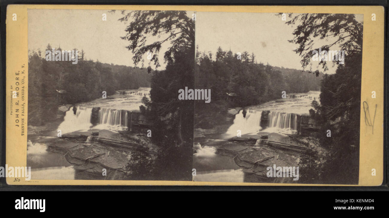 Second Fall from East Cliff, by J. Robert Moore Stock Photo - Alamy