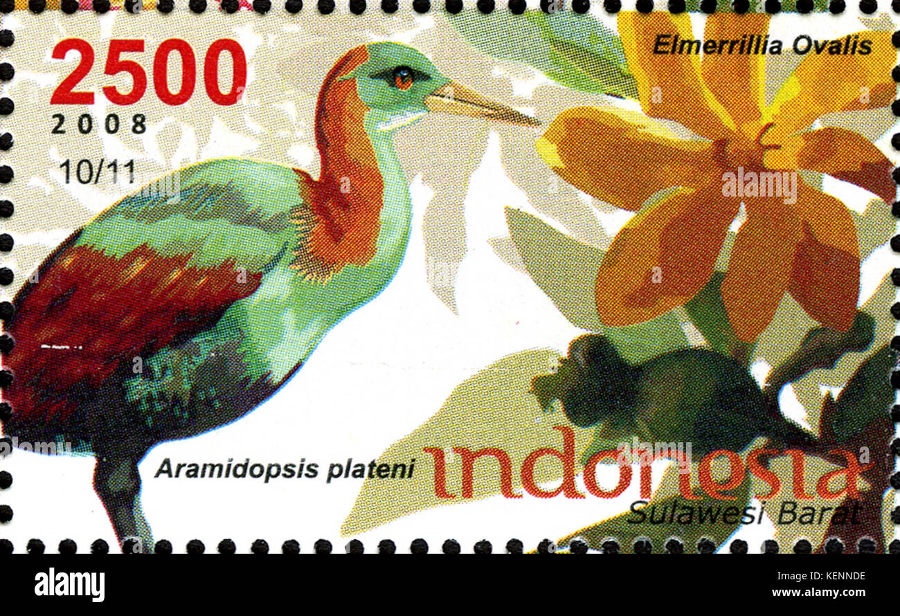 This collection features Indonesian stamps, showcasing various designs ...