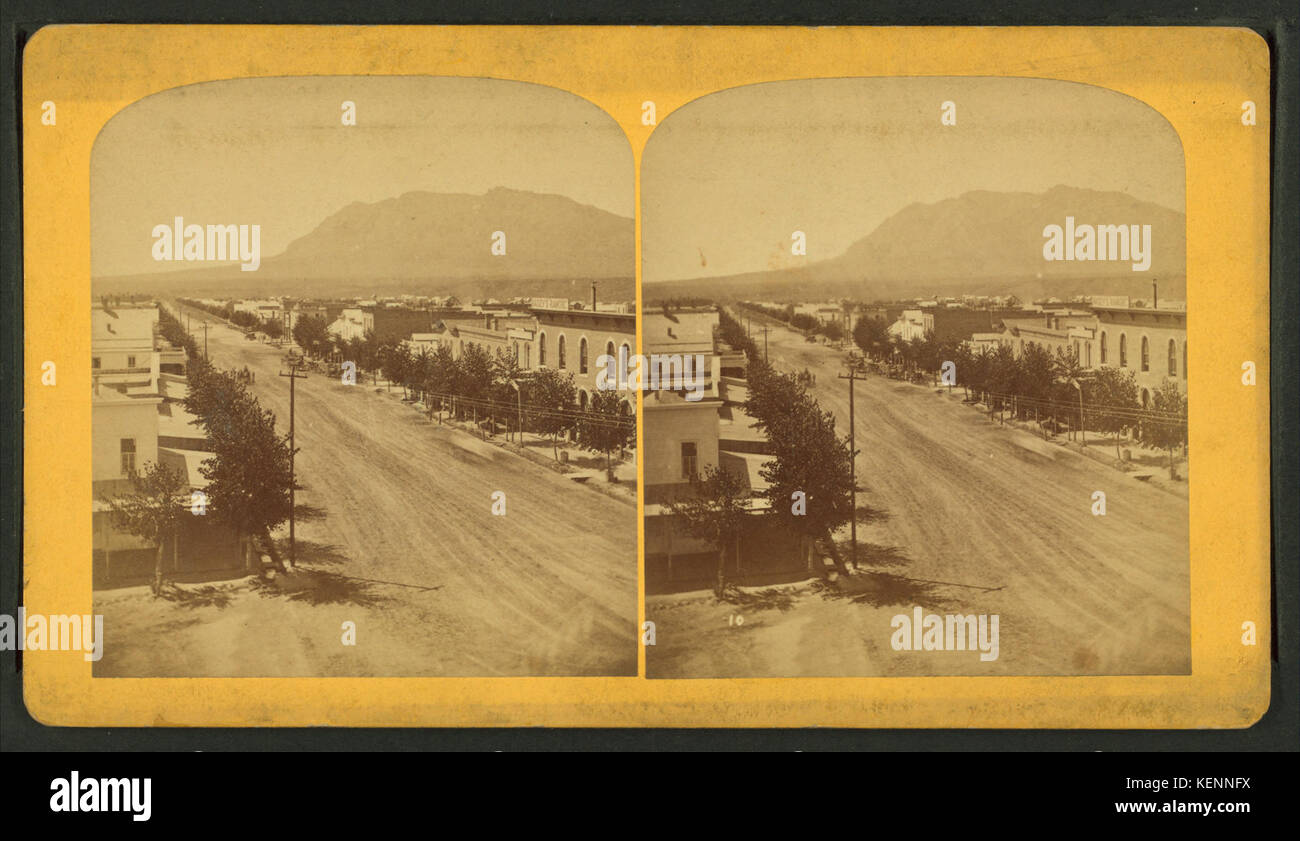 Tejon Street, Colorado Springs, Colorado, looking south, with Cheyenne ...