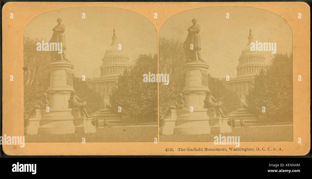 The Garfield Monument, located in Washington, D.C., was photographed by ...