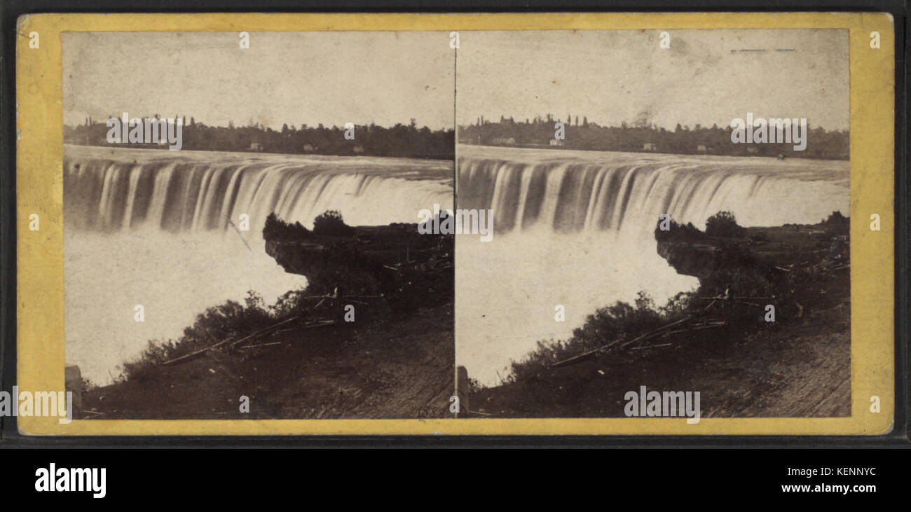 This image features Table Rock on the Canada side of Niagara Falls ...